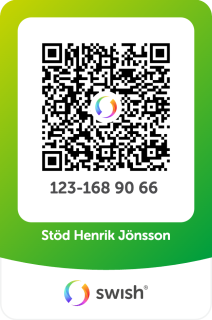 Stötta min videoproduktion - Henrik Jönsson